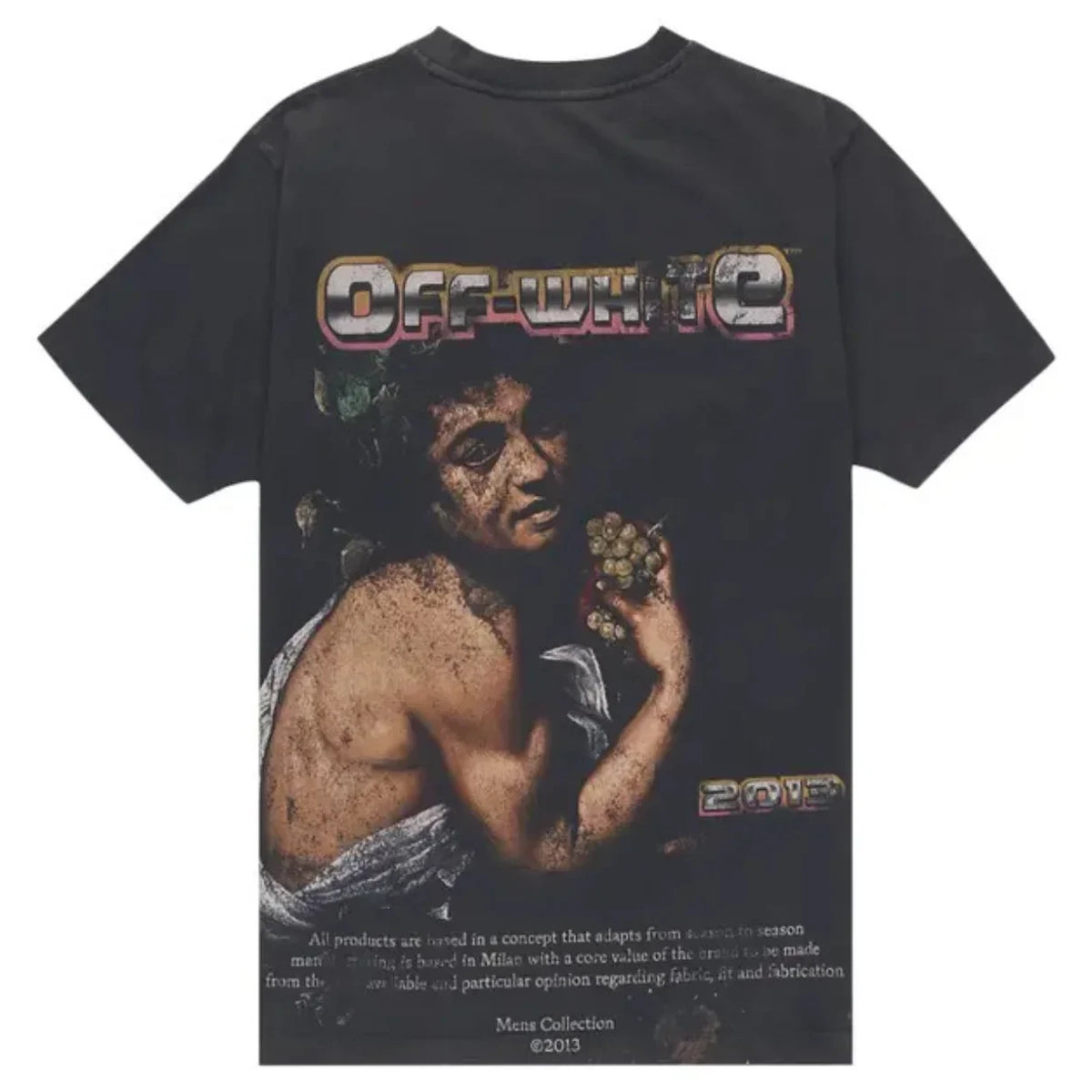 OFF-WHITE Digit Bacchus Slim S/S T-Shirt Washed Black – SneakerDefinition